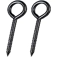 Amazon.com: DELSWIN Eye Hooks Screw Eye Bolt - 800Lbs, 6 Inch Heavy Duty Eye Hooks, Rustproof ...