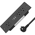 Amazon.com: HEZI Recessed Power Strip, Furniture Drawer Outlet with 20W ...