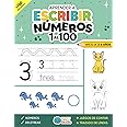 Amazon.com: Aprender a Escribir Números del 1 al 100 para Niños de 3 a ...