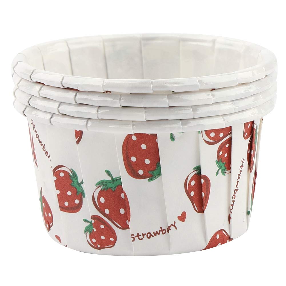 Cake Cup,100PCS Mini Cupcake Liners Paper Round Cake Baking Cups Muffin ...