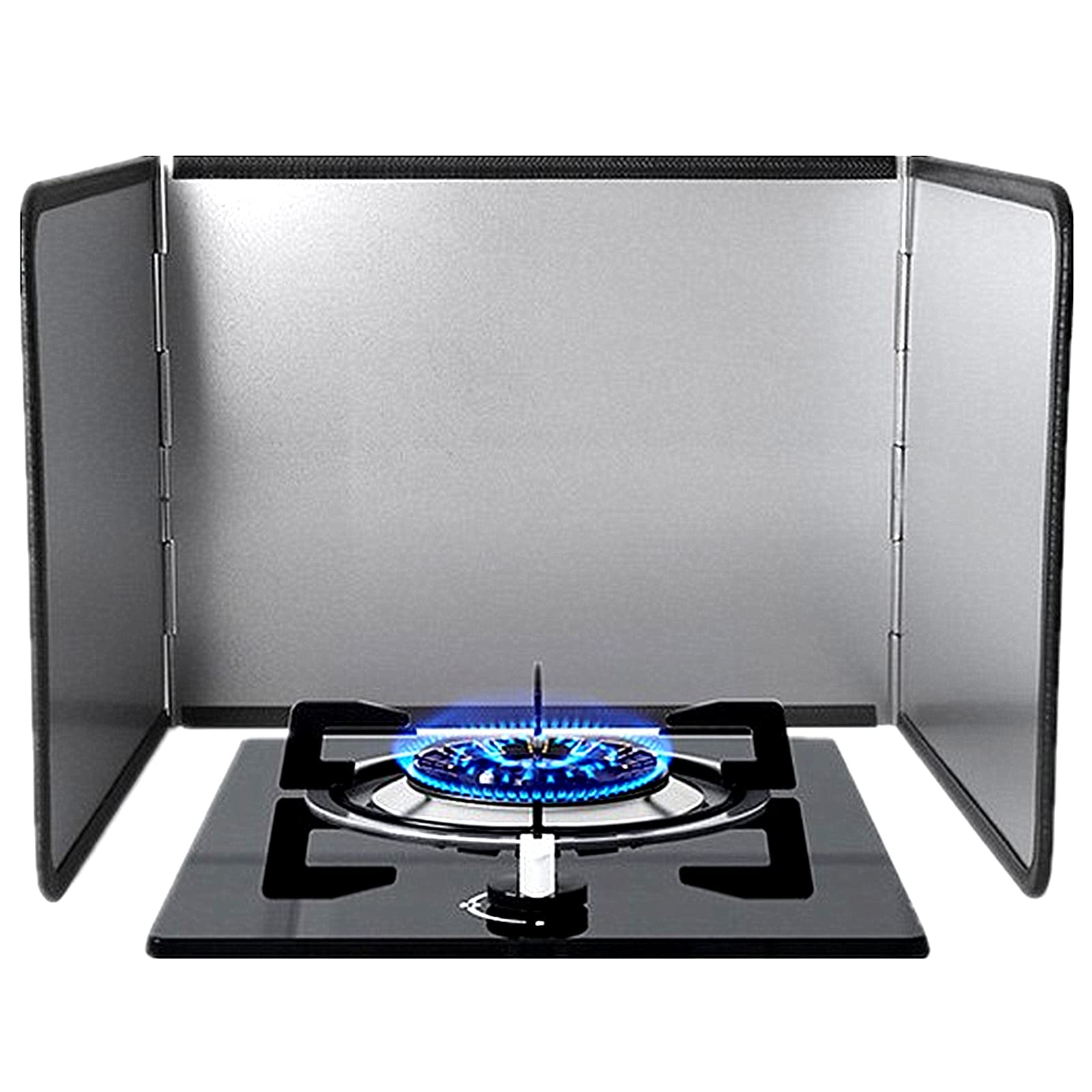 KOBSAINF 3 Sided Splatter Guard,Foldable Stainless Steel Oil Splatter ...