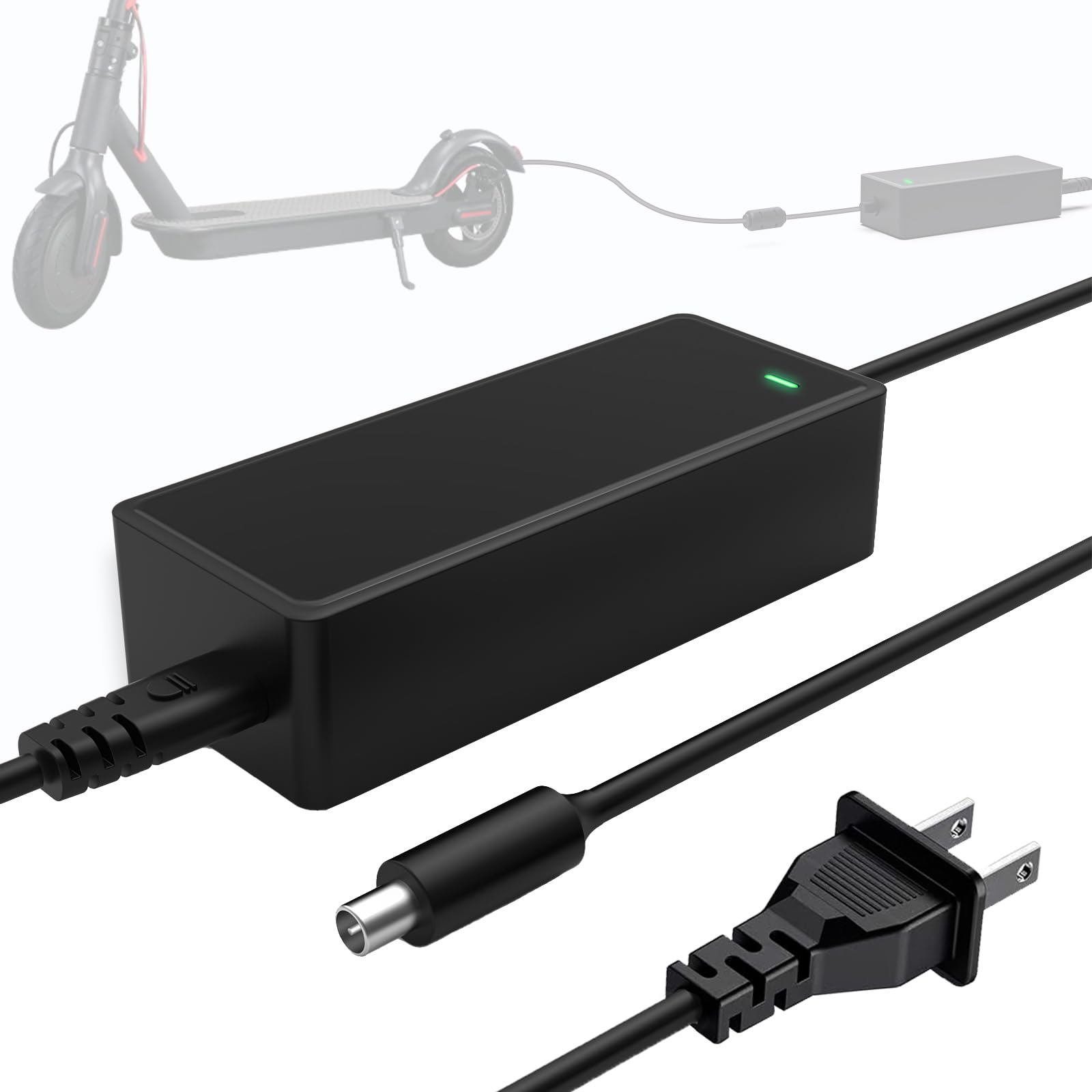 Mezelon 42V 2A Electric Scooter Charger for Segway Ninebot Xiaomi M365 ...