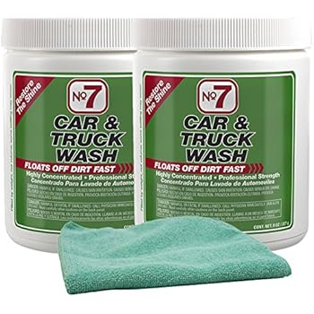 Amazon.com: No. 7 Car Wash Concentrated Powder (8 oz.) Bundle with ...