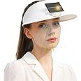 Outdoor Visor Hat with Solar Fan, Fan Visor Hat for Woman, Solar ...