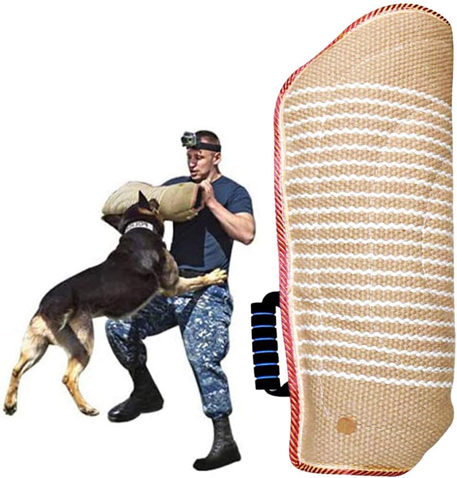 PetGens Hilt-Guard Bite Protection Sleeve, Soft Jute Cover for Bite ...