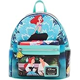 Amazon.com: Loungefly Disney Princesses Damask Debossed Womens Double ...