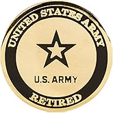 Amazon.com: Army Lapel Pin: US. Army Retired 1968-2007 : Clothing ...