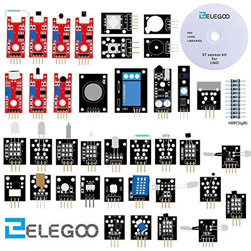 Купить Elegoo 37-in-1 Sensor Module Kit for Arduino UNO R3, MEGA, NANO ...