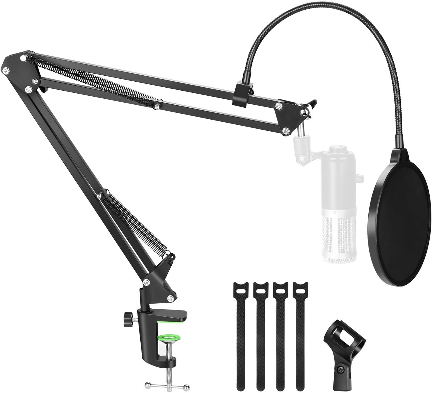 Support Microphone Bras, Bras Support de Suspension Microphone, Support ...