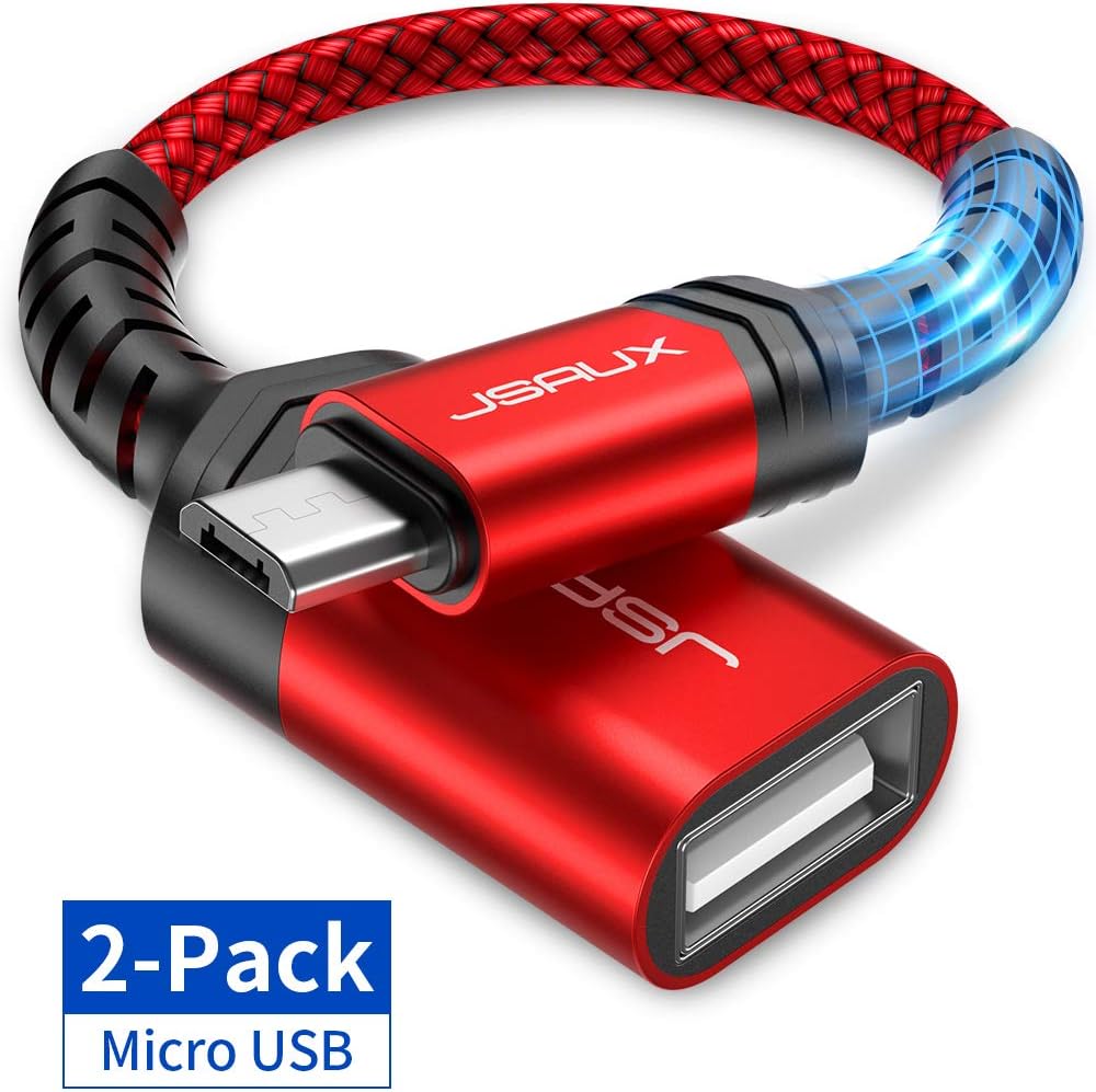 JSAUX Micro USB OTG Adapter, Micro USB Male to USB 2.0: Amazon.co.uk ...