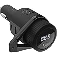Amazon.com: Scosche BTFM9 FM Bluetooth Transmitter Car, Dual 12W USB-C ...
