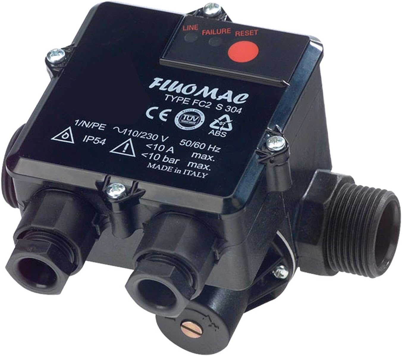 AMUR PRESSCONTROL 1,5 Bar PRESSCONTROL Autoclave FLUSSOSTATO REGOLATORE ...