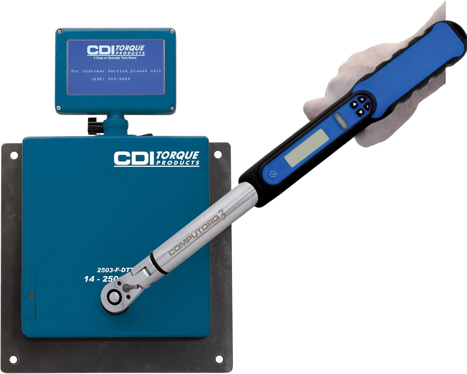 CDI 1001-0-DTT Electronic Torque Tester with 1/4-Inch Drive, 10-100 ...