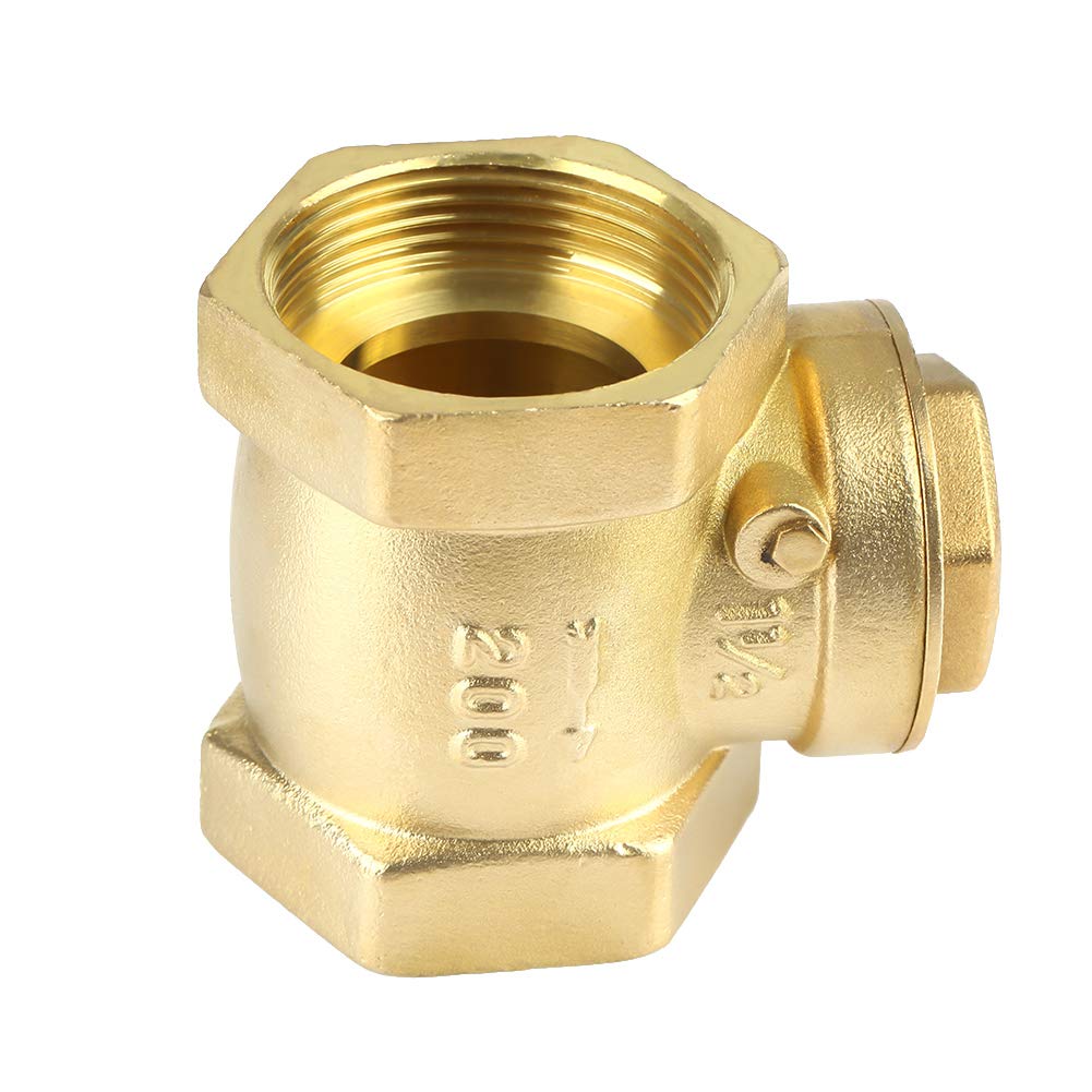 DN40 BSP 1-1/2″ Swing Type Female Thread Brass Non-return Swing Check ...
