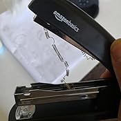 AmazonBasics Stapler with 1000 Staples, Black: Amazon.co.uk: Office ...