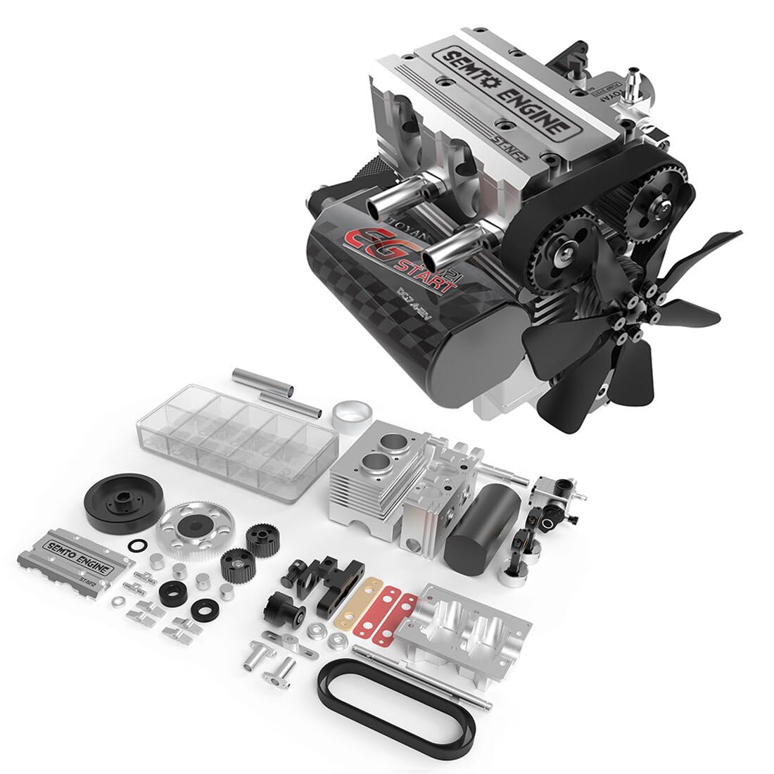 Mua APAP SEMTO ENGINE ST-NF2 Engine Model Kit, 7.0cc Mini Inline Engine ...