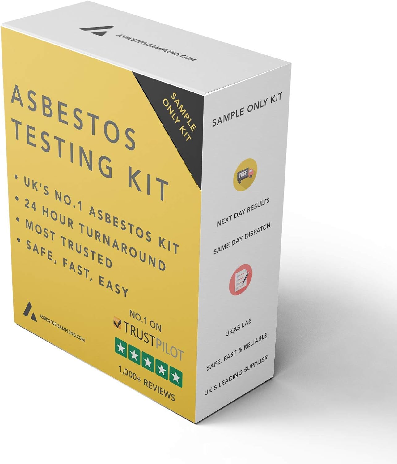 Asbestos Sample Only Kit (3 Samples) Includes 24Hr Lab Testing Fee ...