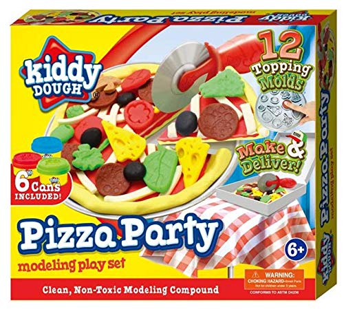 Buy Online Street KIDDY DOUGH Pizza Party Modeling & Sculpting Playset ...