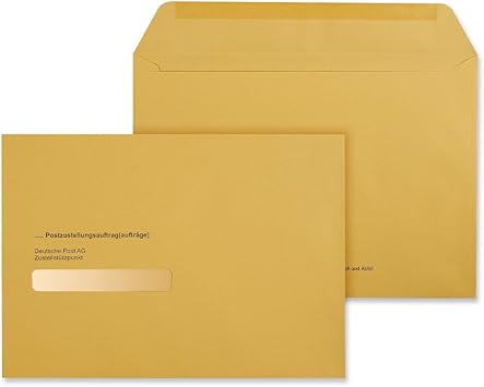 100 x Äußere Postzustellungs-Hüllen Umschlag Postzustellungshüllen ...