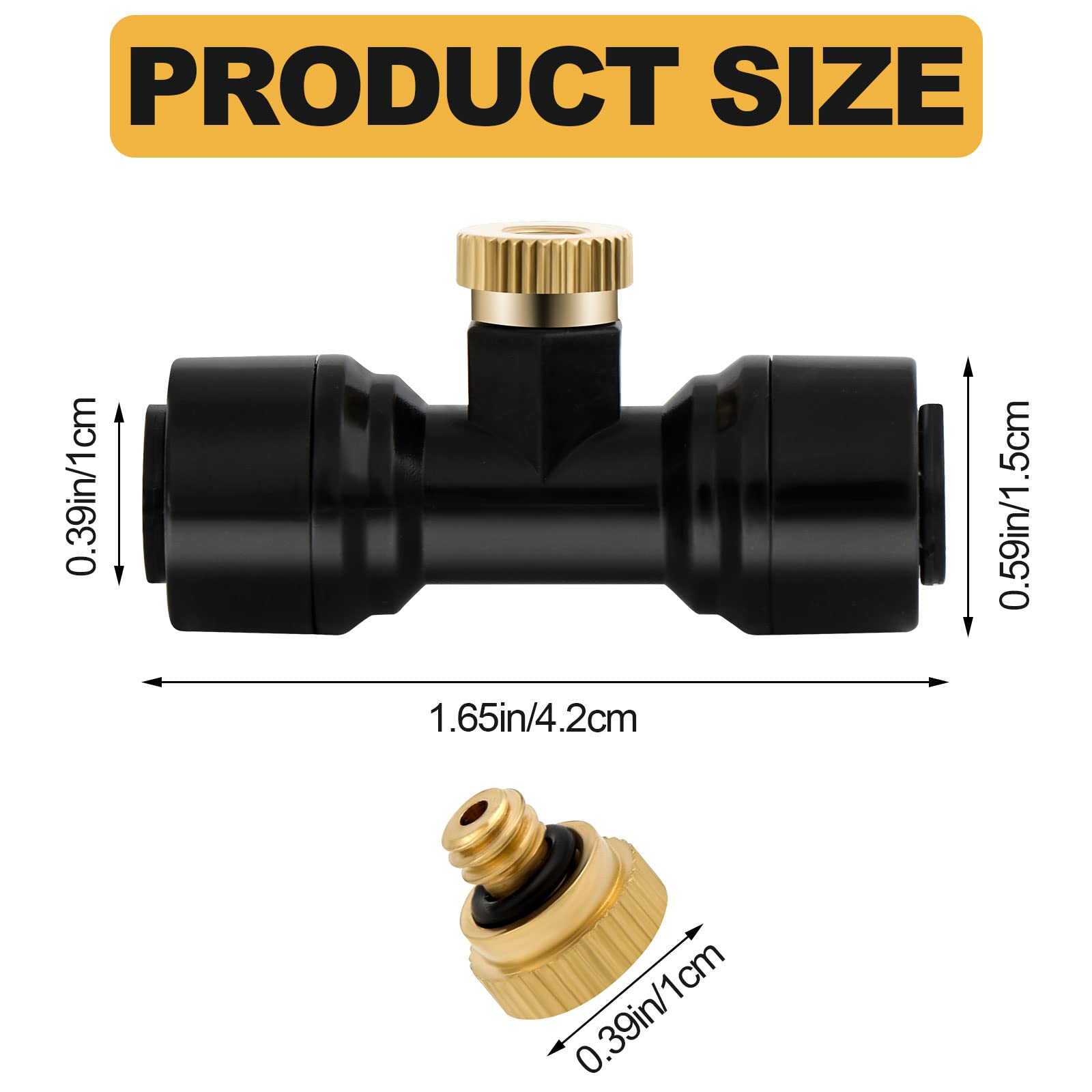 Mua 20 Pack Misting Nozzles Kit Include 20 Brass Misting Nozzles 20 ...