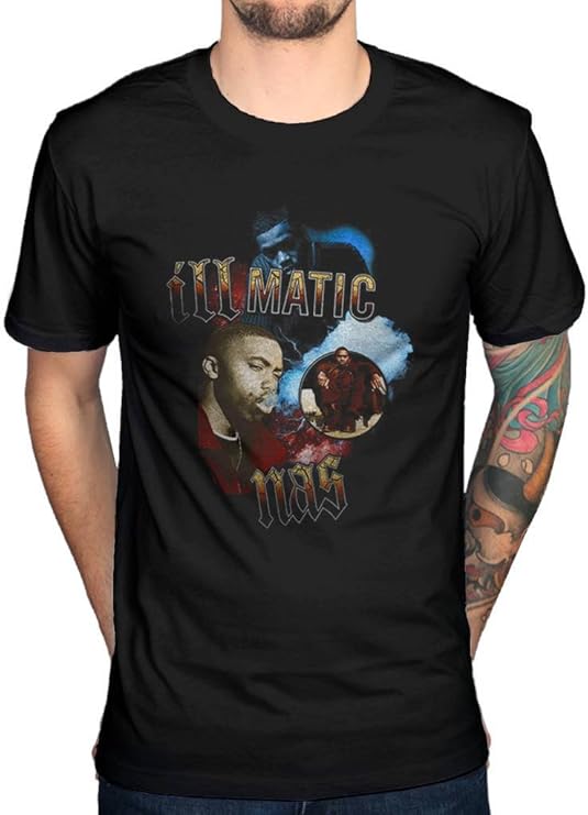 Official NAS Illmatic T-Shirt: Amazon.co.uk: Clothing