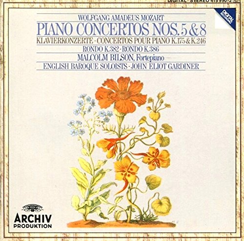 Release “Piano Concertos nos. 5 & 8” by Wolfgang Amadeus Mozart; Malcolm Bilson, English Baroque ...