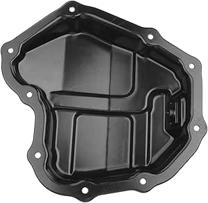 A-Premium Lower Engine Oil Pan Sump with Drain Plug Compatible with Nissan Sentra 2013 2014 2015 ...