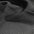 Amazon.com: Pico Textiles 2 Yards Bolt - Black Polyester Micro Mesh ...