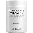 Amazon.com: Codeage Clearface Pantothenic Acid, Niacin Supplement, Vitamins A, C, D3, E ...