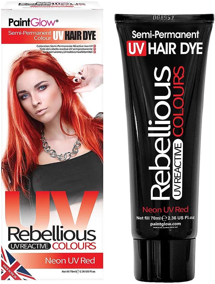 Rebellious Colours Vegan Semi Permanent Hair Dye Colour 100ml (Blue ...