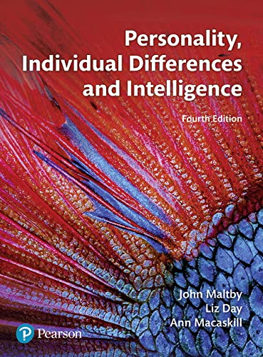 Personality, Individual Differences and Intelligence: John Maltby, Liz ...