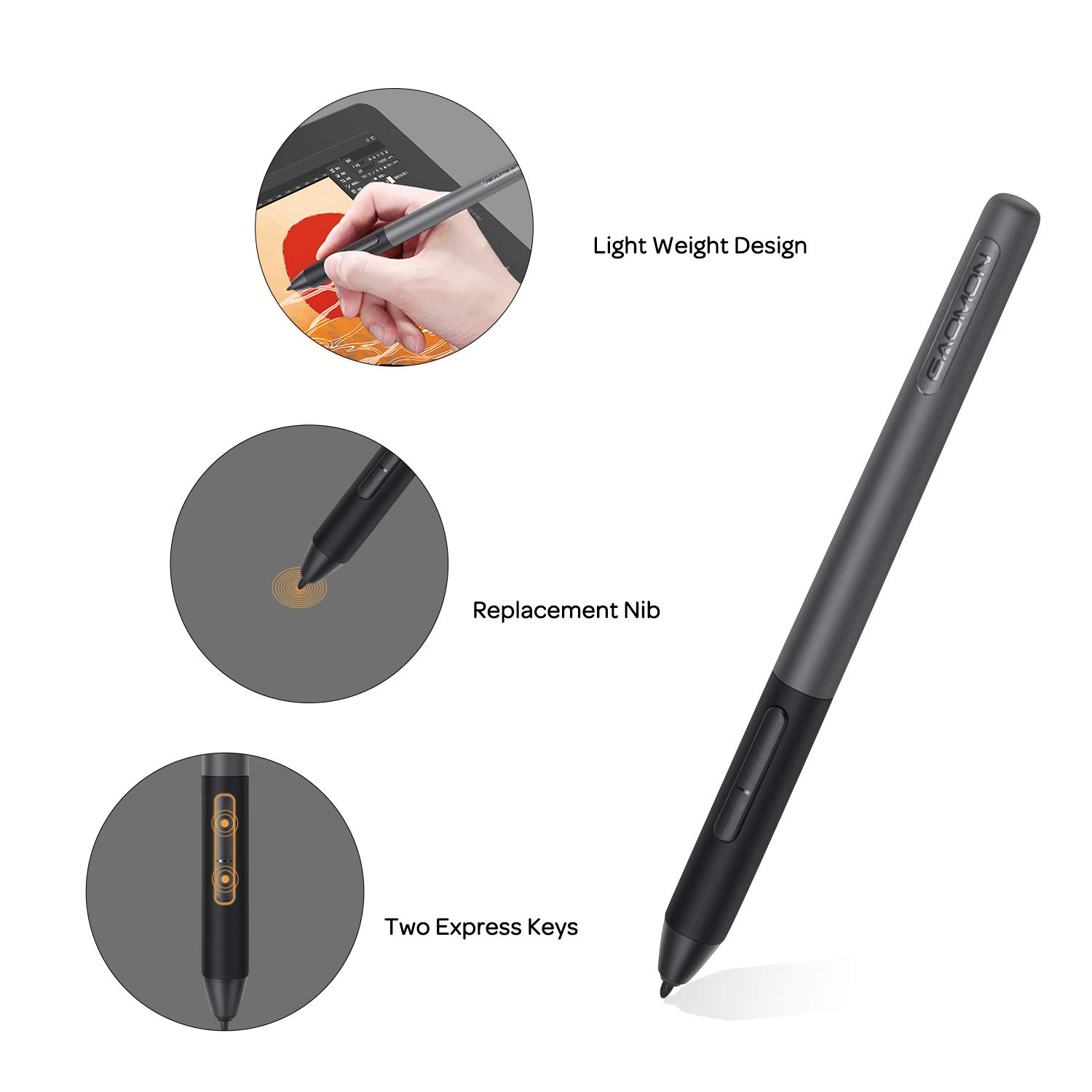 Mua GAOMON ArtPaint AP50 Battery Free Pen for PD1161 PD1561 PD156 Pro ...