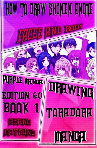 How To Draw Shonen Anime Faces And Body Purple Manga | Desertcart Ireland