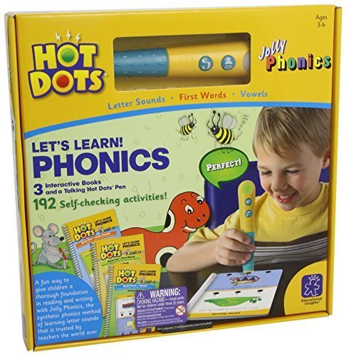 Buy Hot Dots Jolly Phonics - Let's Learn Phonics Complete Set by ...