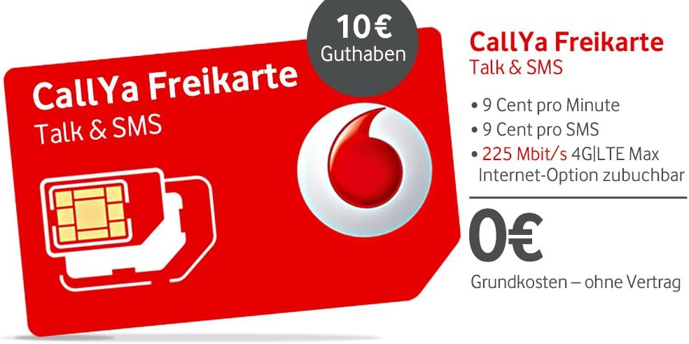 CallYa Talk&SMS - Triple-SIM-Karte mit 10 EUR: Amazon.de: Elektronik