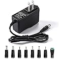 Amazon.com: 6V 1A Power Adapter Charger [AC 6 Volts 1 Amps Regulated ...