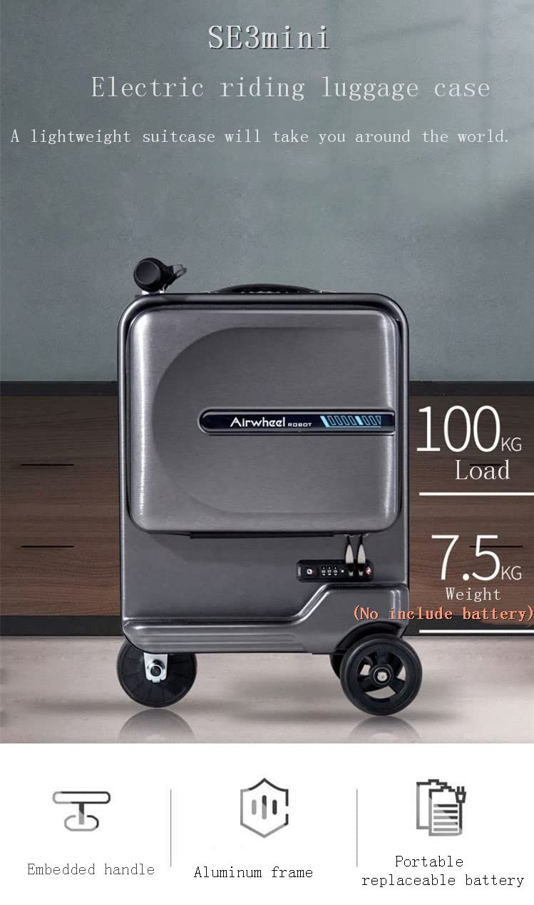 Mua Lantsun 20 Inch Smart Riding Suitcase, Electric Luggage Portable ...