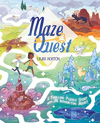 Maze Quest: A Thrilling Puzzle Story with 28 Interactive Mazes: Potter ...
