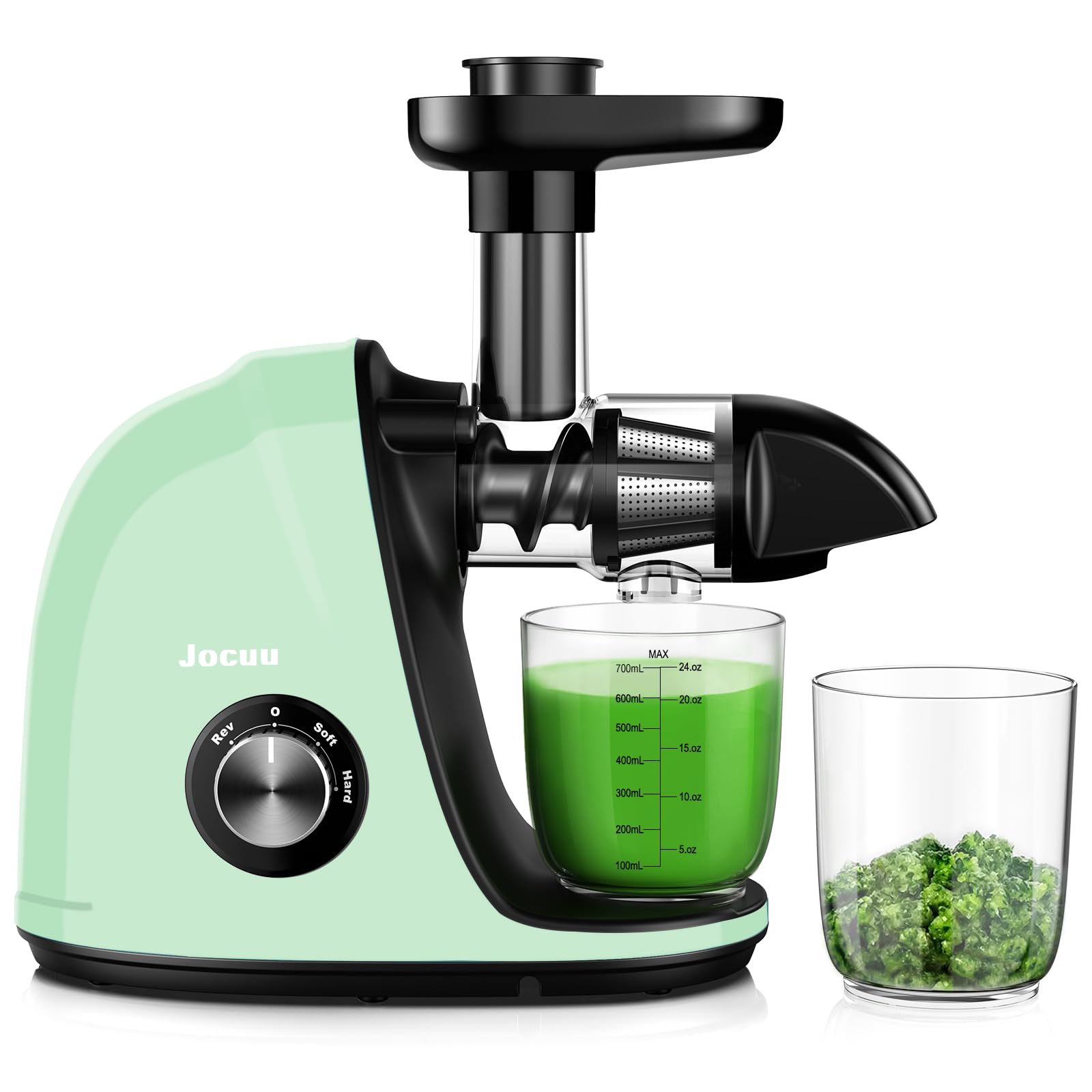 Jocuu Slow Masticating Juicer with 2-Speed Modes - Cold Press Juicer ...