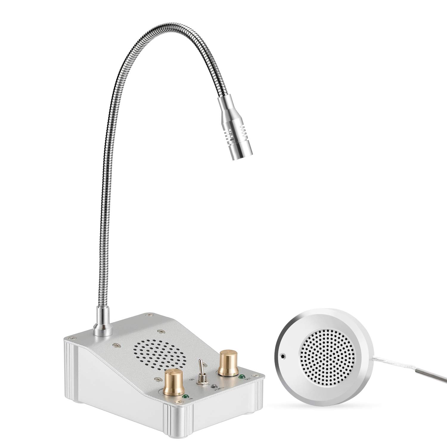 Buy Window Speaker Intercom, Elikliv Dual-Way Window Speaker System ...