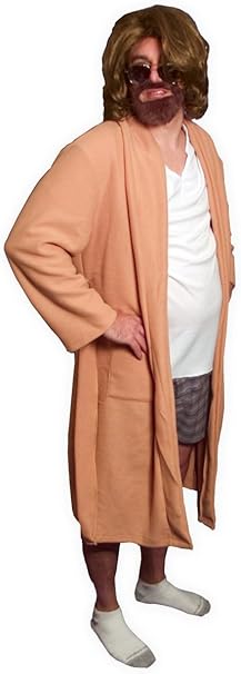 Adult The Big Lebowski The Dude Bathrobe Costume: Amazon.co.uk: Toys ...