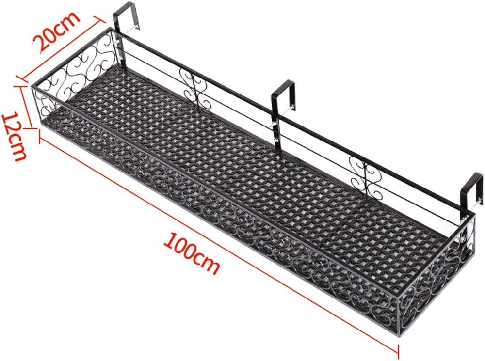 Vasi e accessori per piante YANFEI Balcone Ringhiera Fiore Mensola a ...