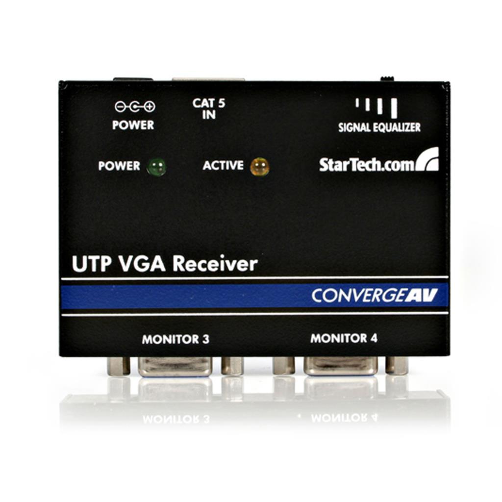 StarTech.com VGA over CAT5 Remote Receiver - VGA Receiver for Line of ...