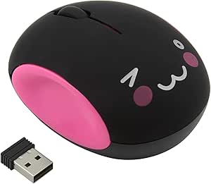 Amazon.com: 3C Light 2.4GHz Wireless Mouse Cute Small Silent Mouse ...