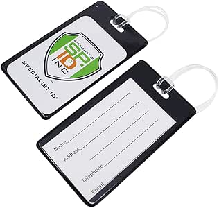 Amazon.com : 25 Pack - Vivid Backpack ID Luggage Tags for Student ...