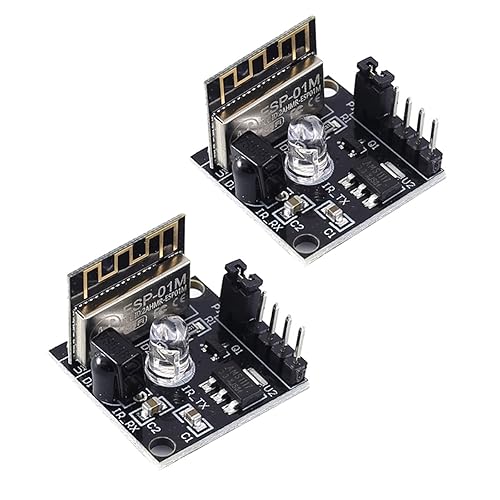 HiLetgo 2pcs ESP8285 ESP-01M IR Infrared Transmitter Receiver Module ...