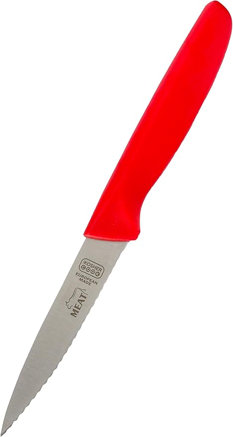 Amazon.com: Meat Red Kitchen Knife - 4” Steak and Vegetable Knife ...