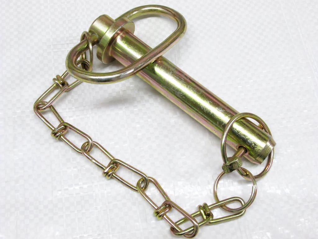 7 8 X 6 1 2 Tow Hitch Pin With Linch Pin Chain Drop Handle 7 8 X 6 1 2 Tow Hitch Pin With Linch Pin Chain Drop Handle