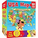 Amazon.com: MasterPieces Explorer Kids - USA Map - 60 Piece Kids Puzzle ...