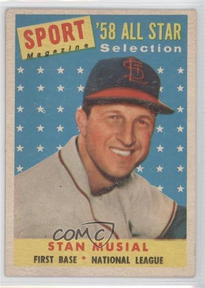 Amazon.com: Stan Musial (Baseball Card) 1958 Topps - [Base] #476 ...
